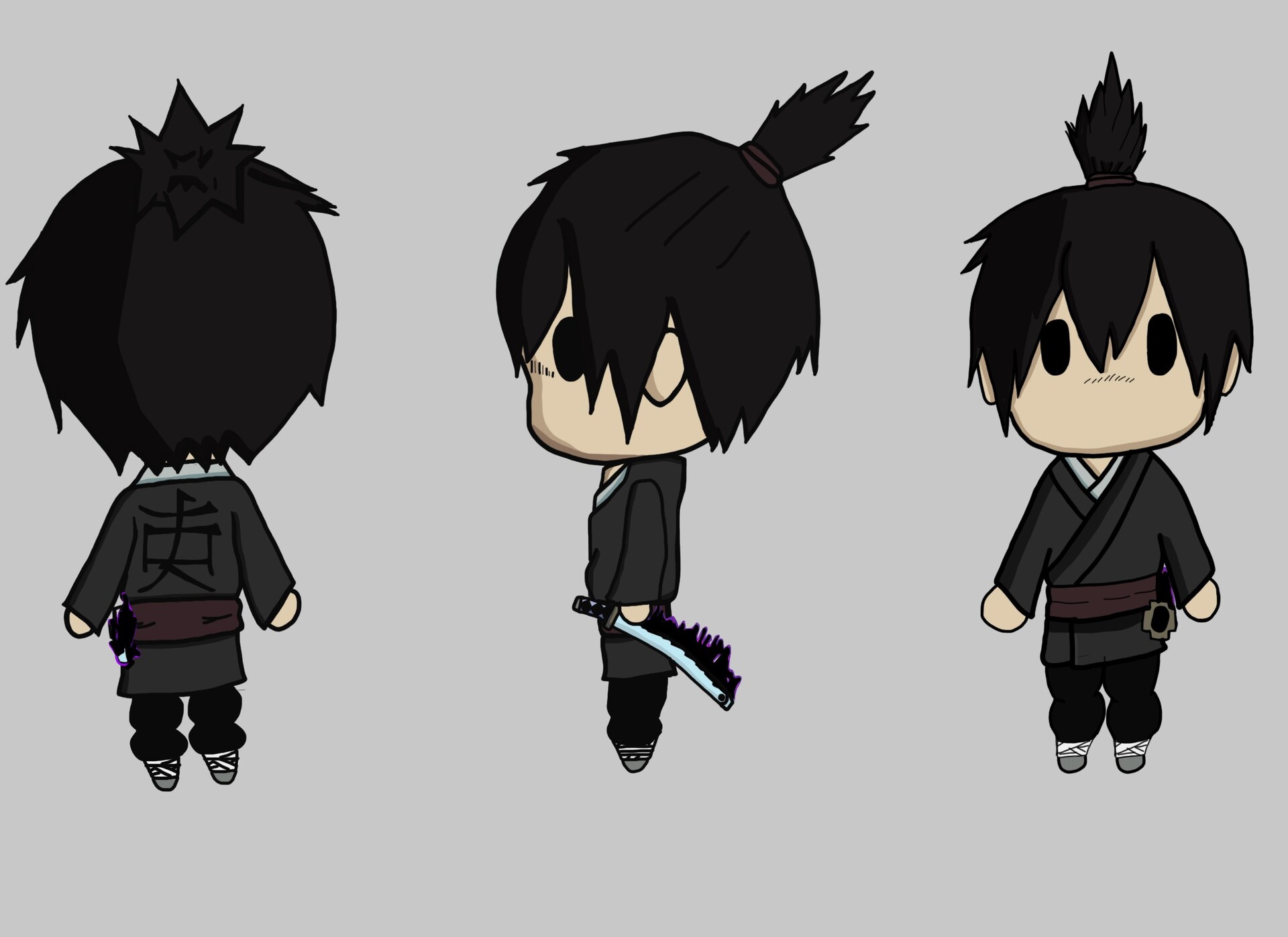 ArtStation - Chibi Samurai