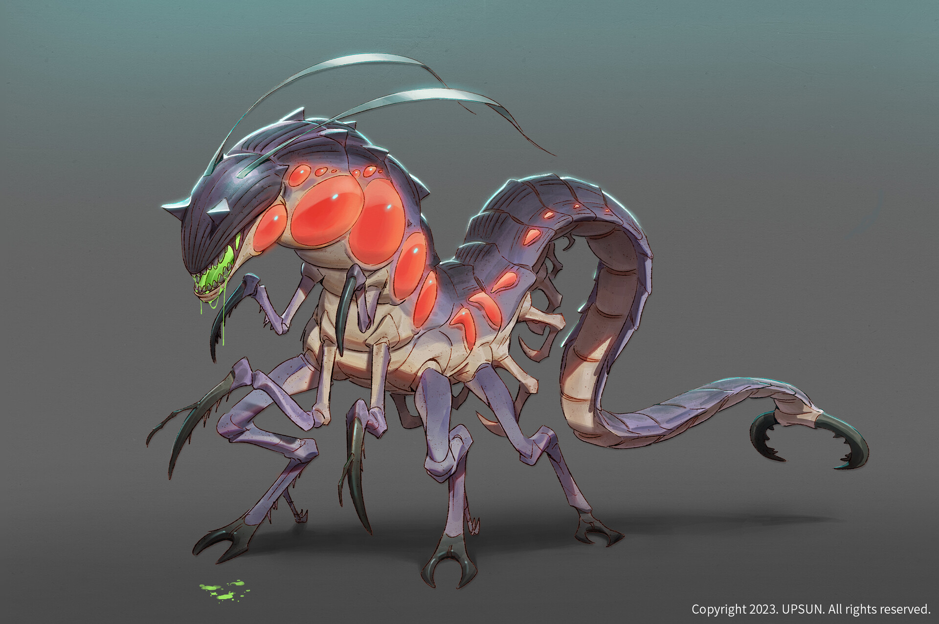 ArtStation - Centipede like creature