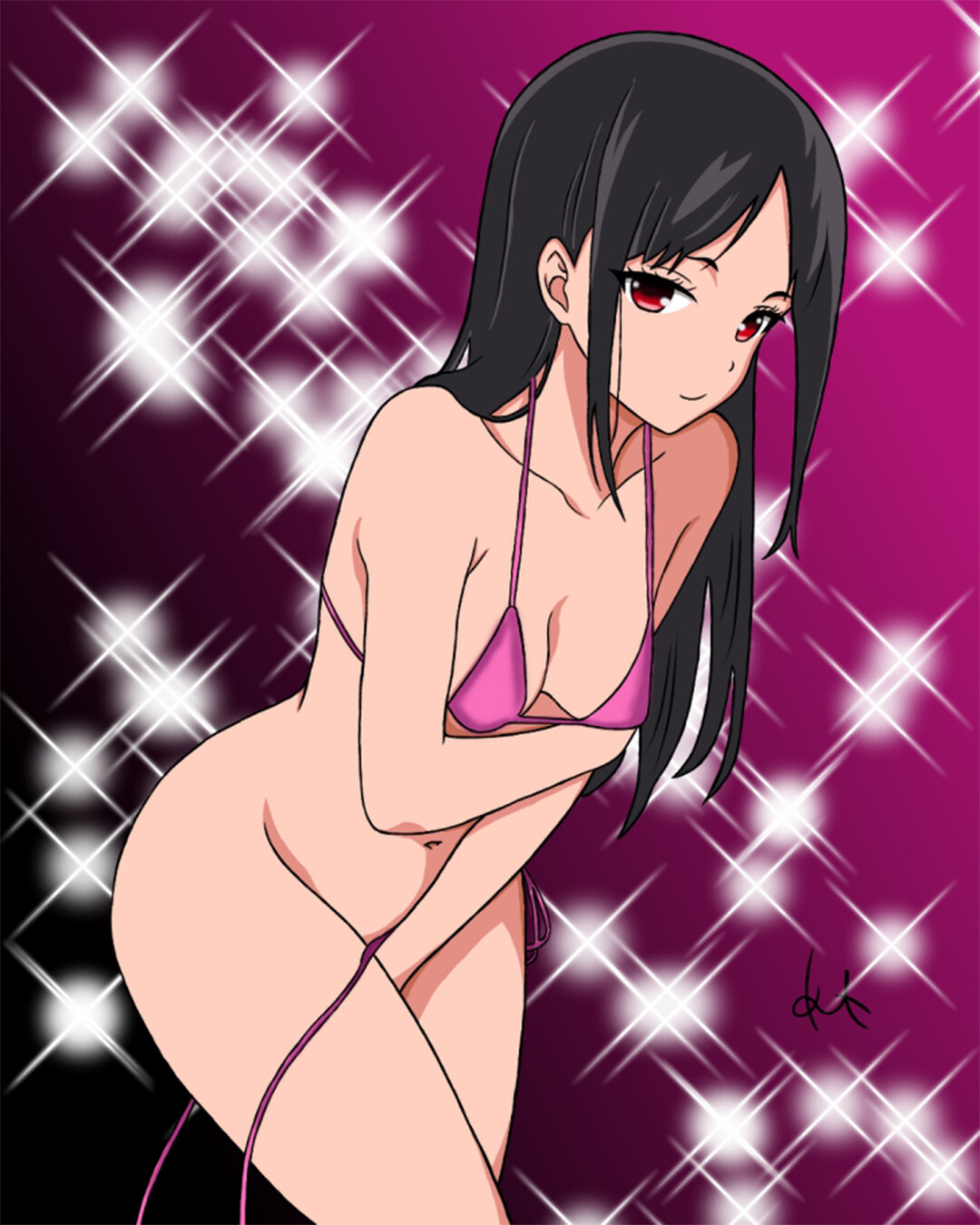 ArtStation - kaguya shinomya bikini