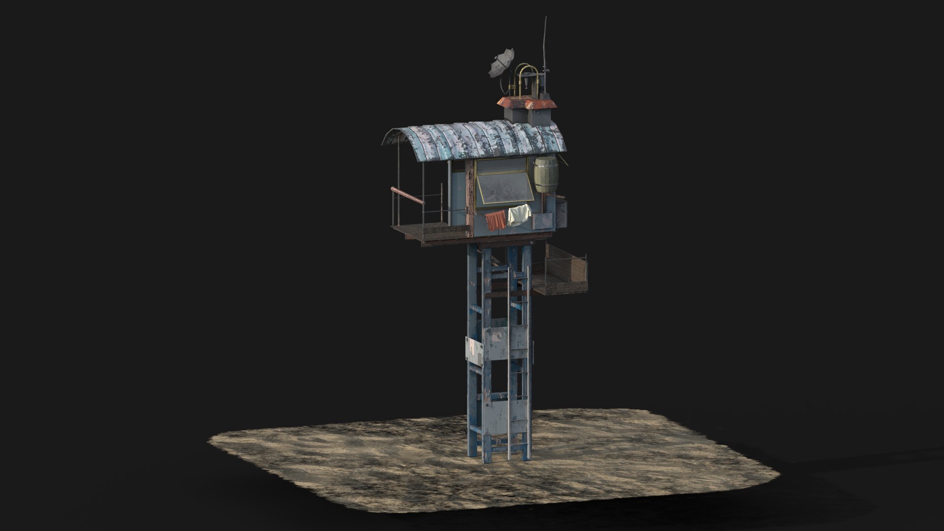 ArtStation - Gaming tower house