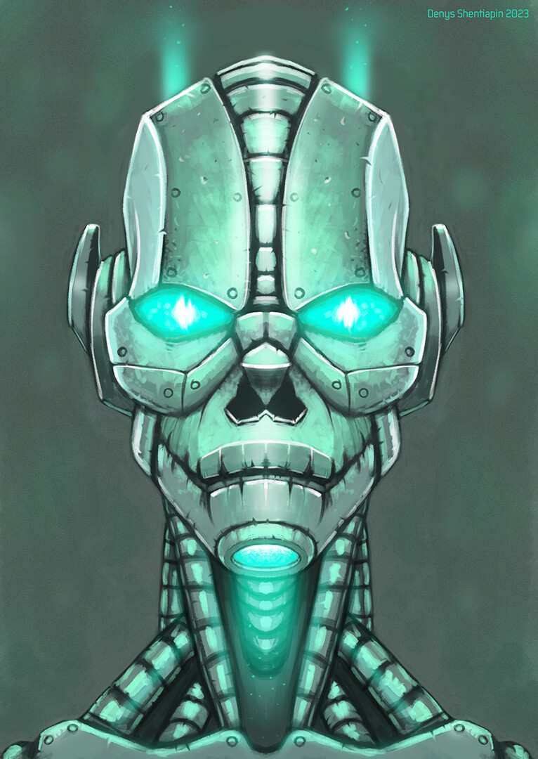 ArtStation - Turquoise robot