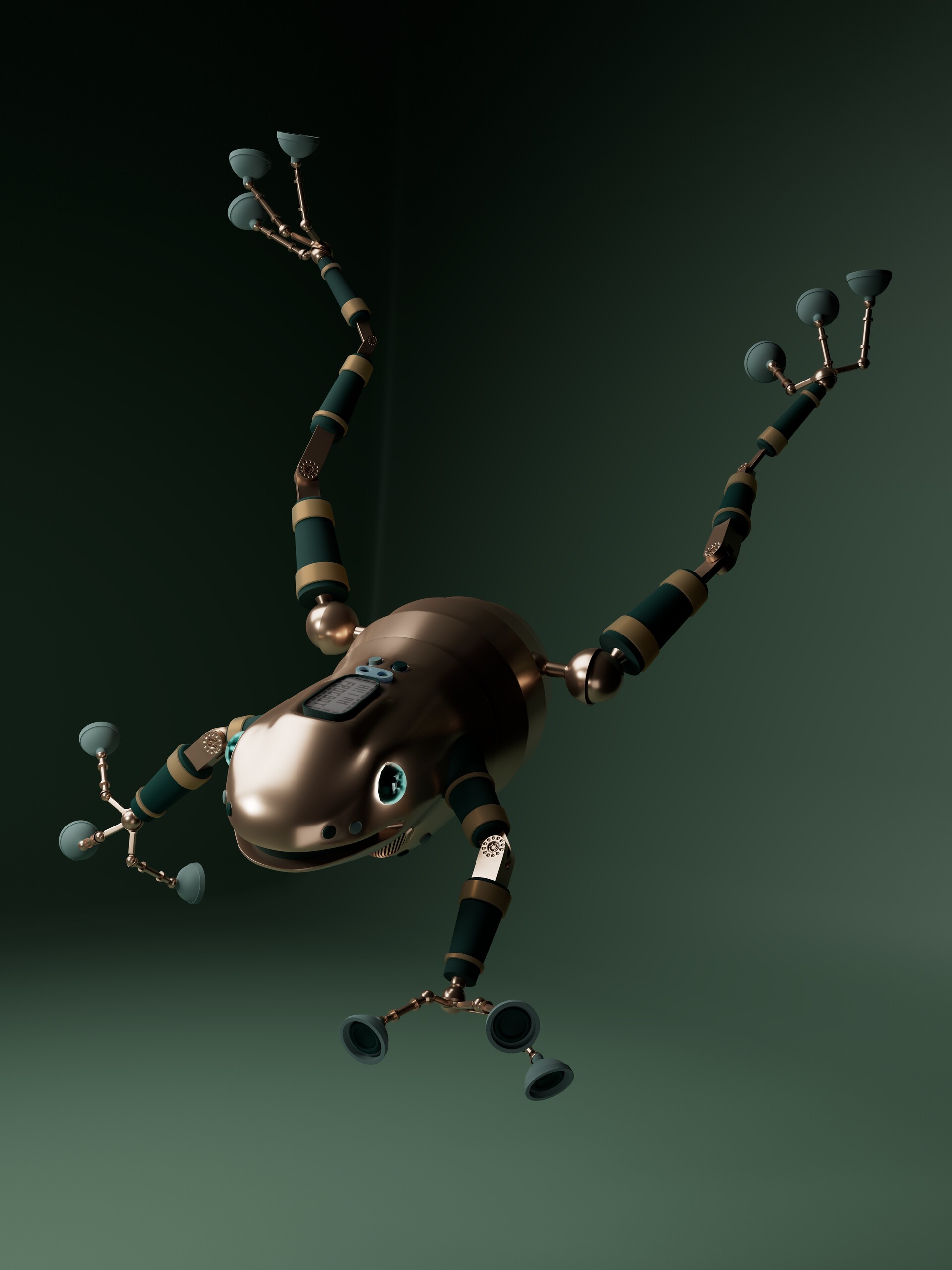 ArtStation - Mechanical Frog