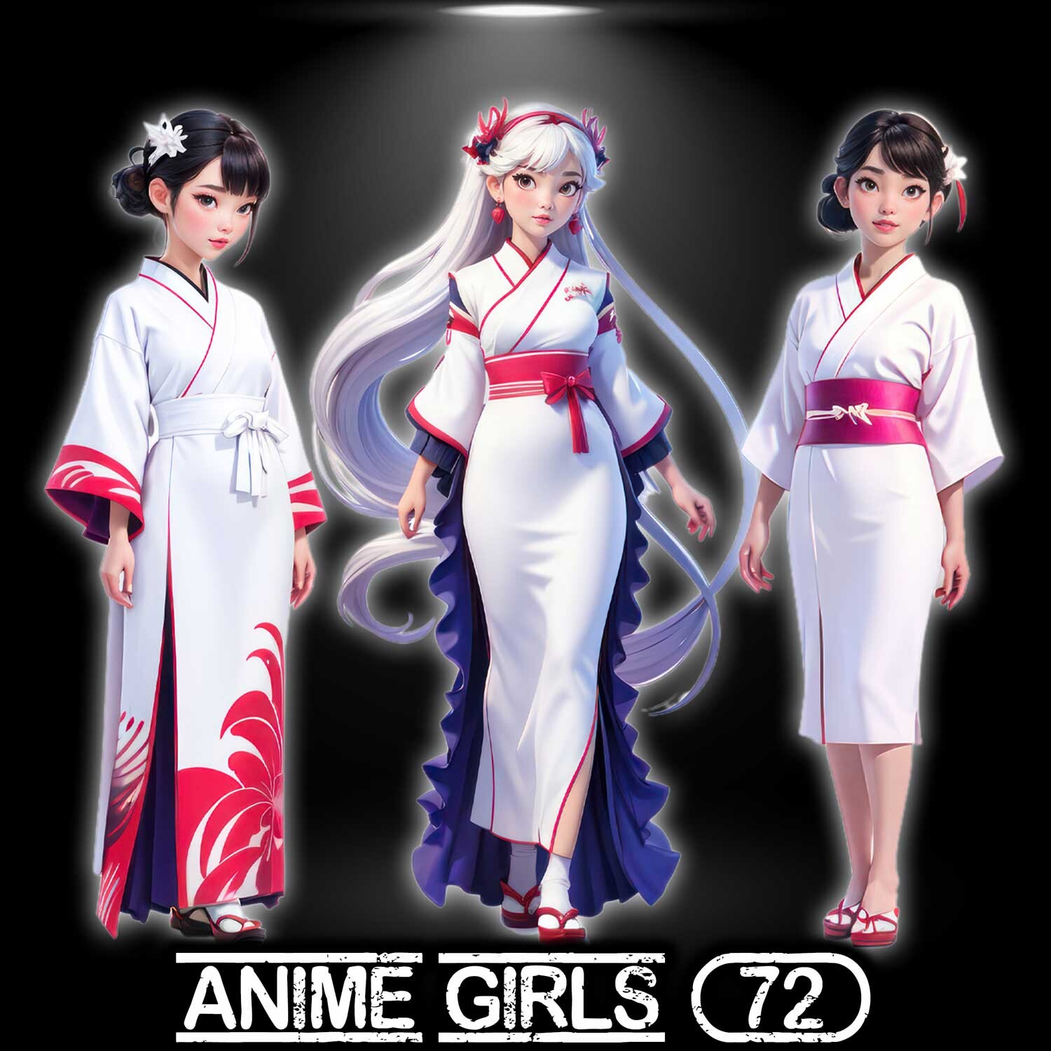 ArtStation - 270+ Anime Girls (Japanese Clothes) Images Reference Pack ...