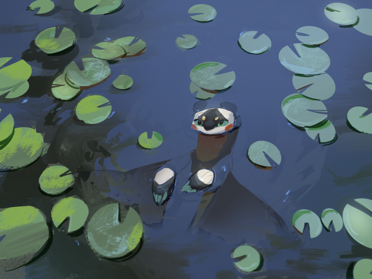 ArtStation - water surface study