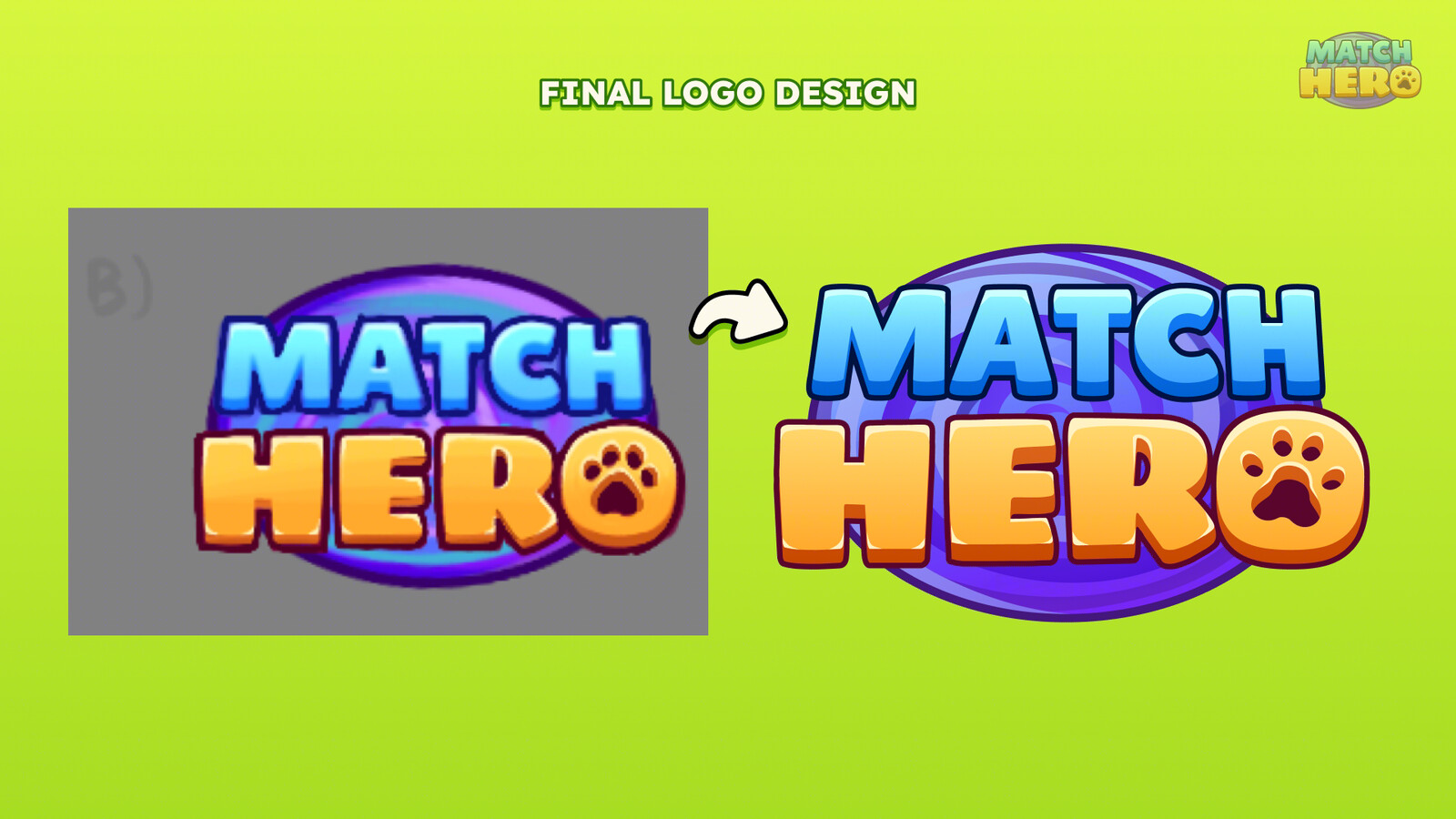 Joanna Andrzejczak - Match Hero - Logo Design & Store Screenshots