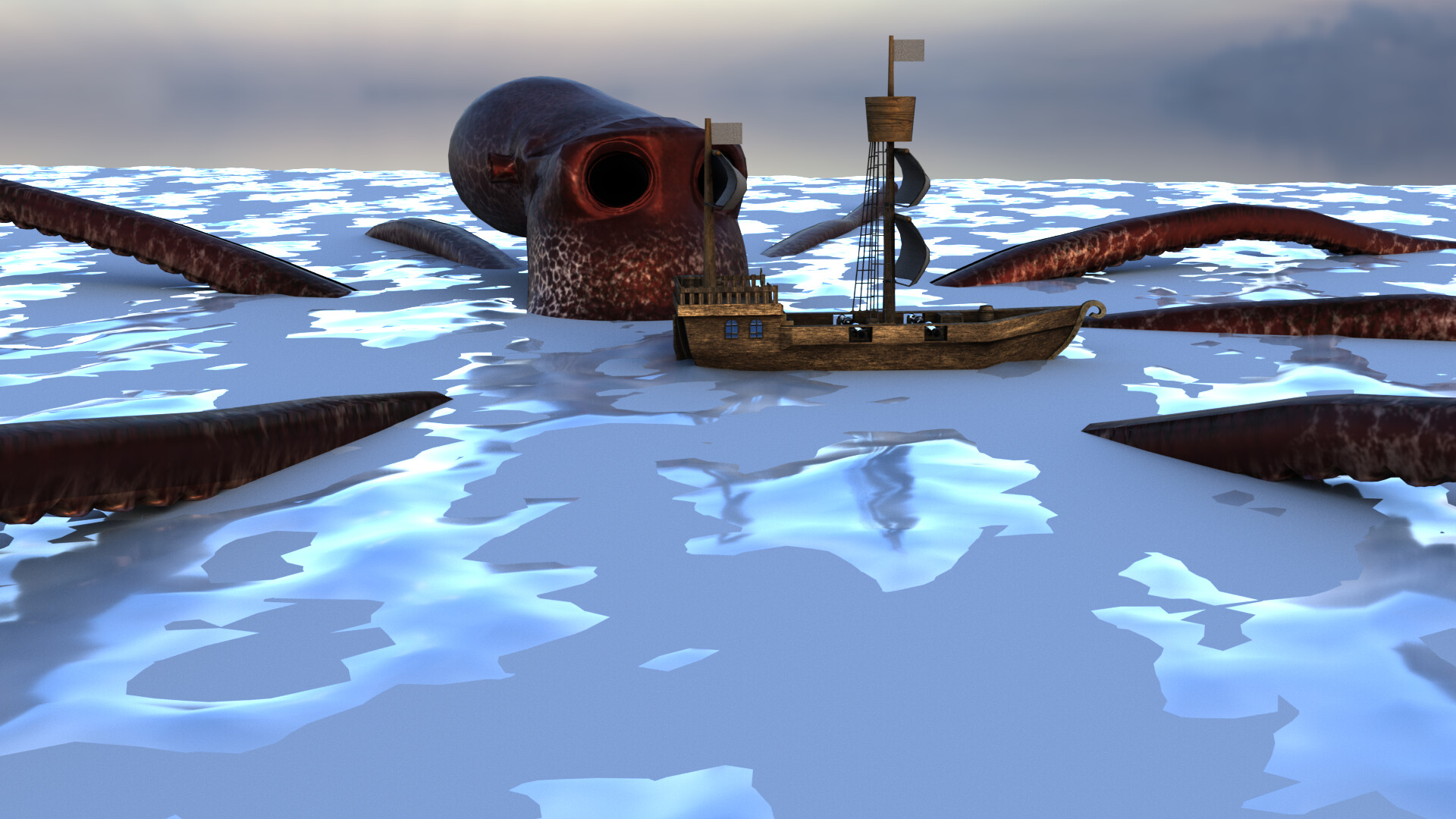 ArtStation - Octopus model