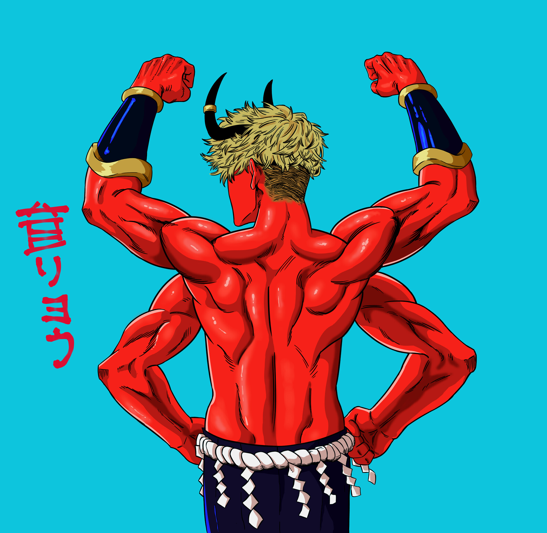 ArtStation - Four-arms Oni