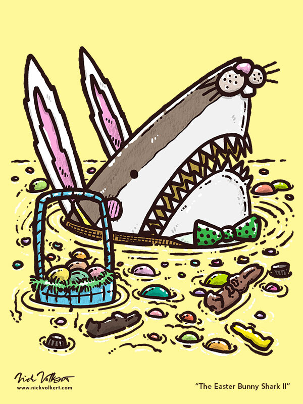 ArtStation - The Easter Bunny Shark II