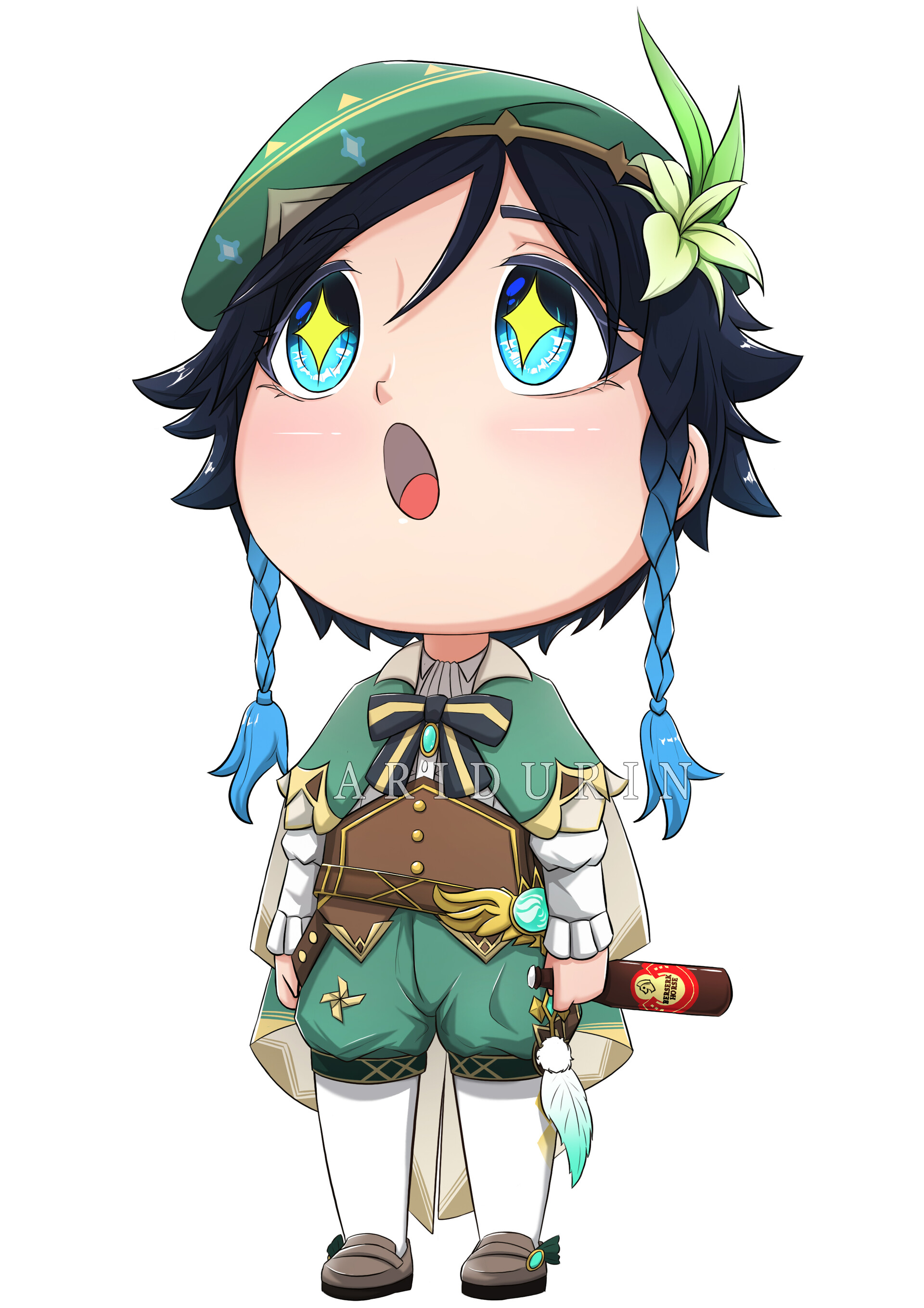 ArtStation - Chibi venti fanart