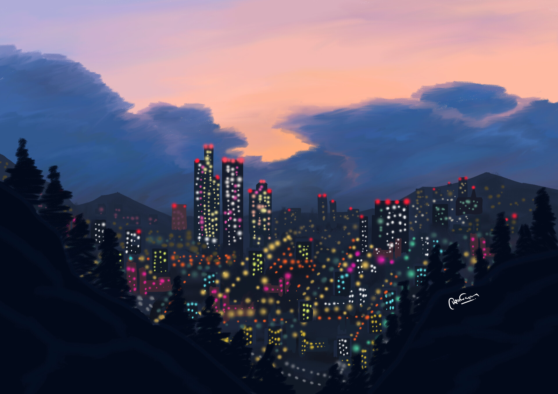 ArtStation - The City View