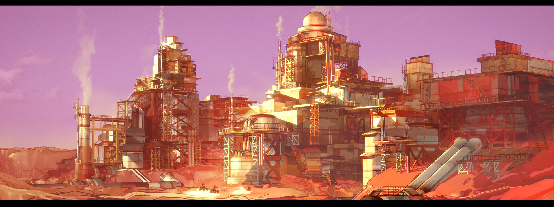 ArtStation - Desert Factory