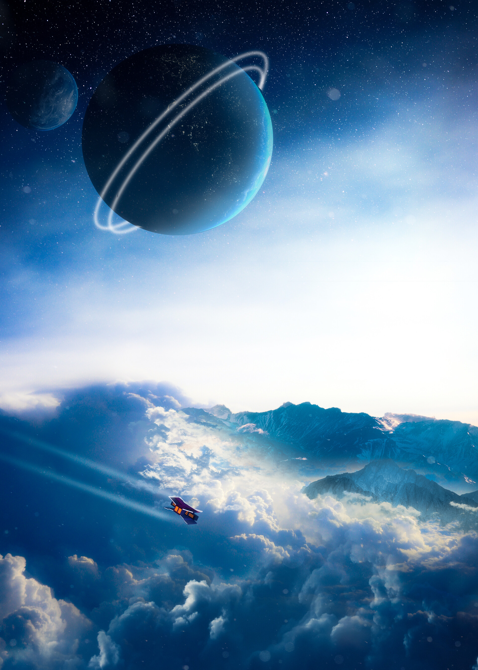 ArtStation - Blue Clouds