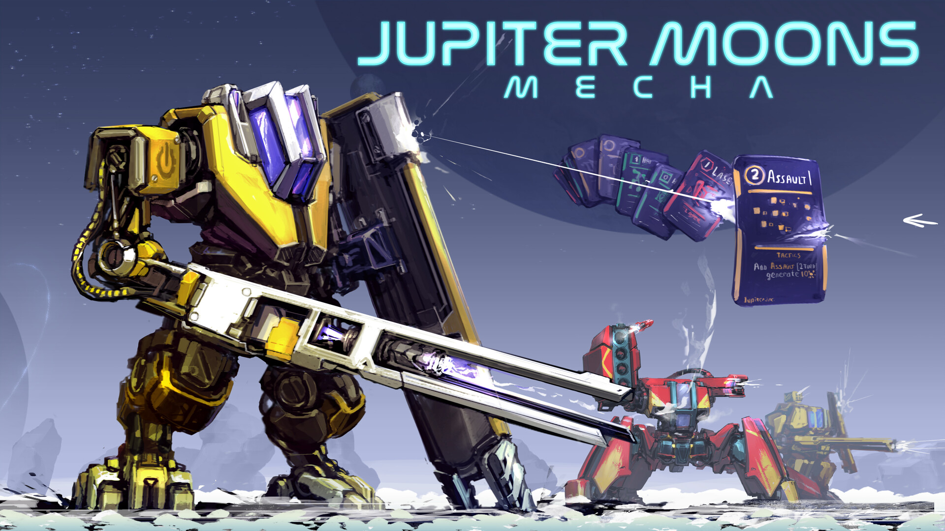 Aleksey Spitsyn - (2021) Commission Work : Jupiter Moons Mecha