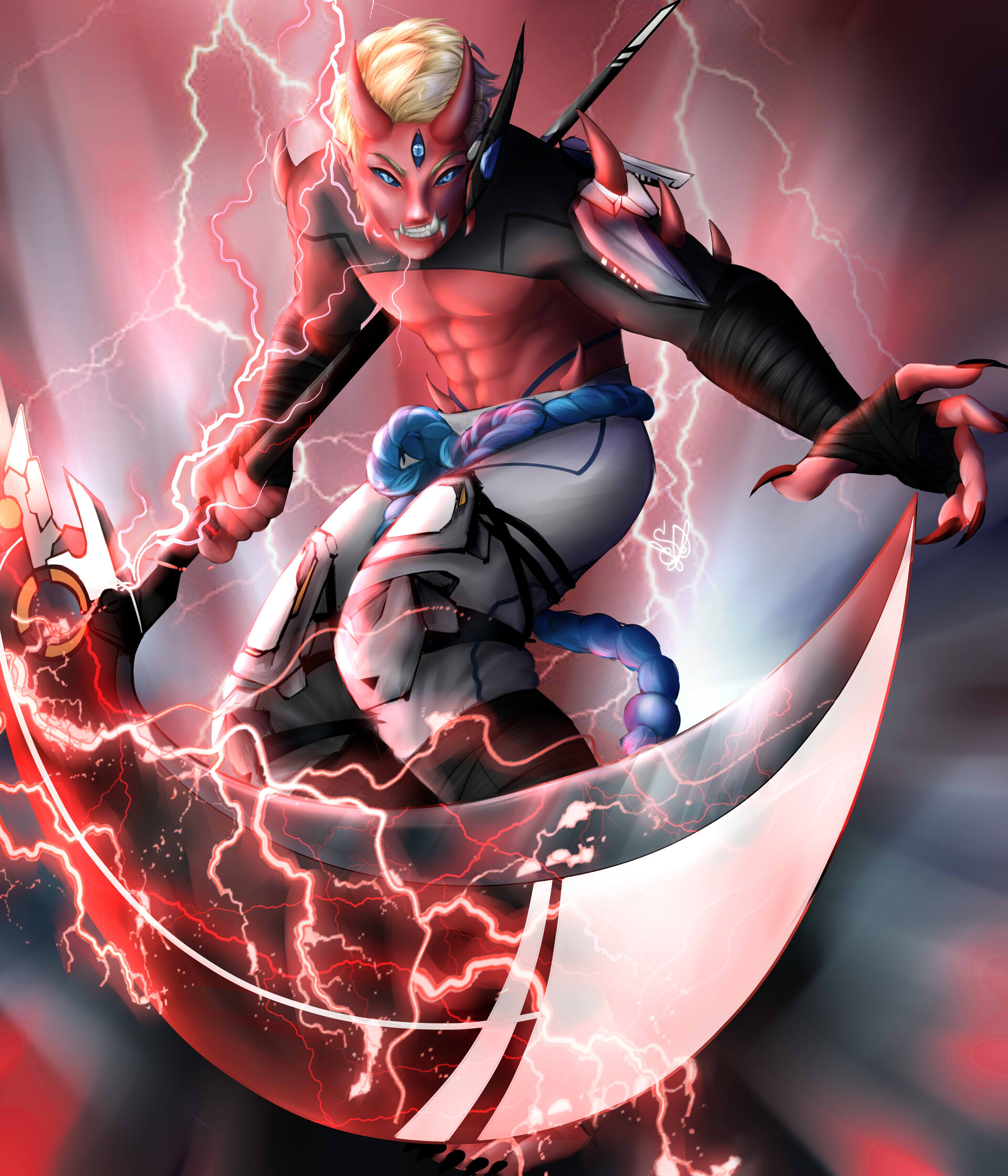 how to draw lightning in paint tool sai