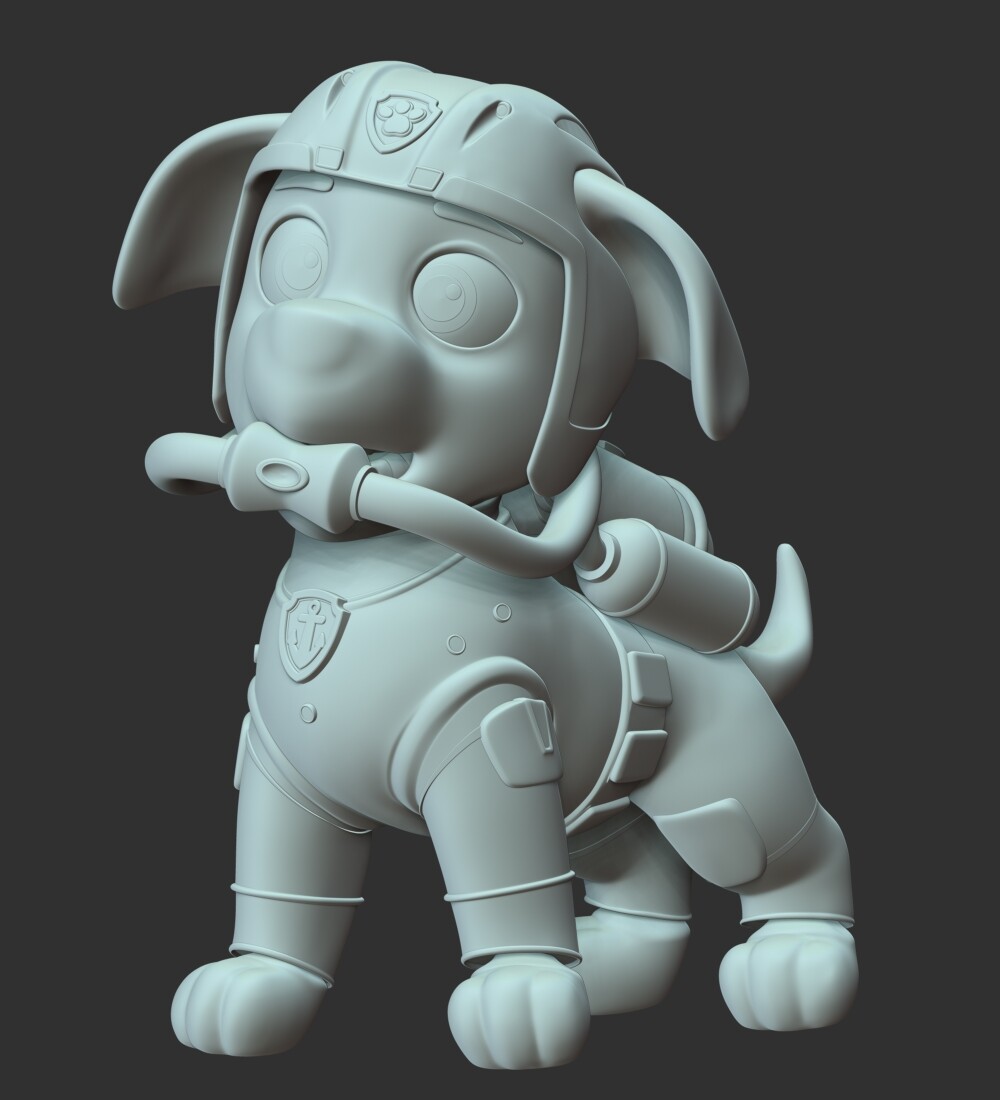 Love 3D Model - Zuma Scuba - The Movie