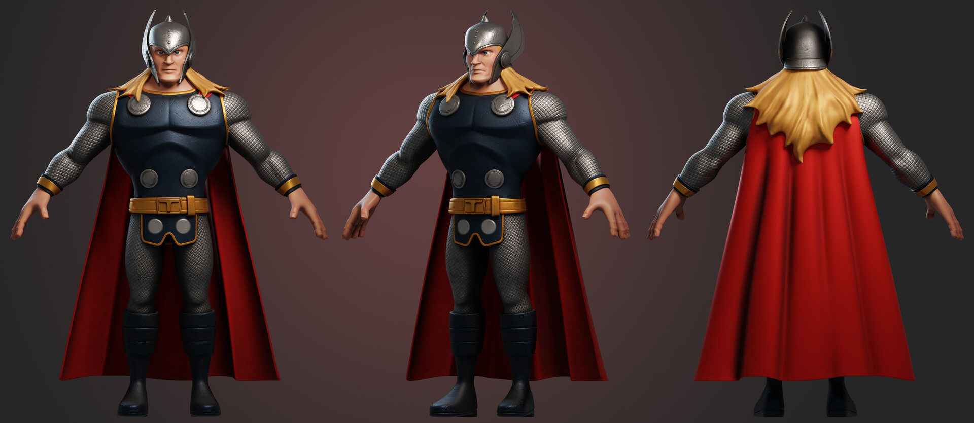 ArtStation - 3D Stylized Thor