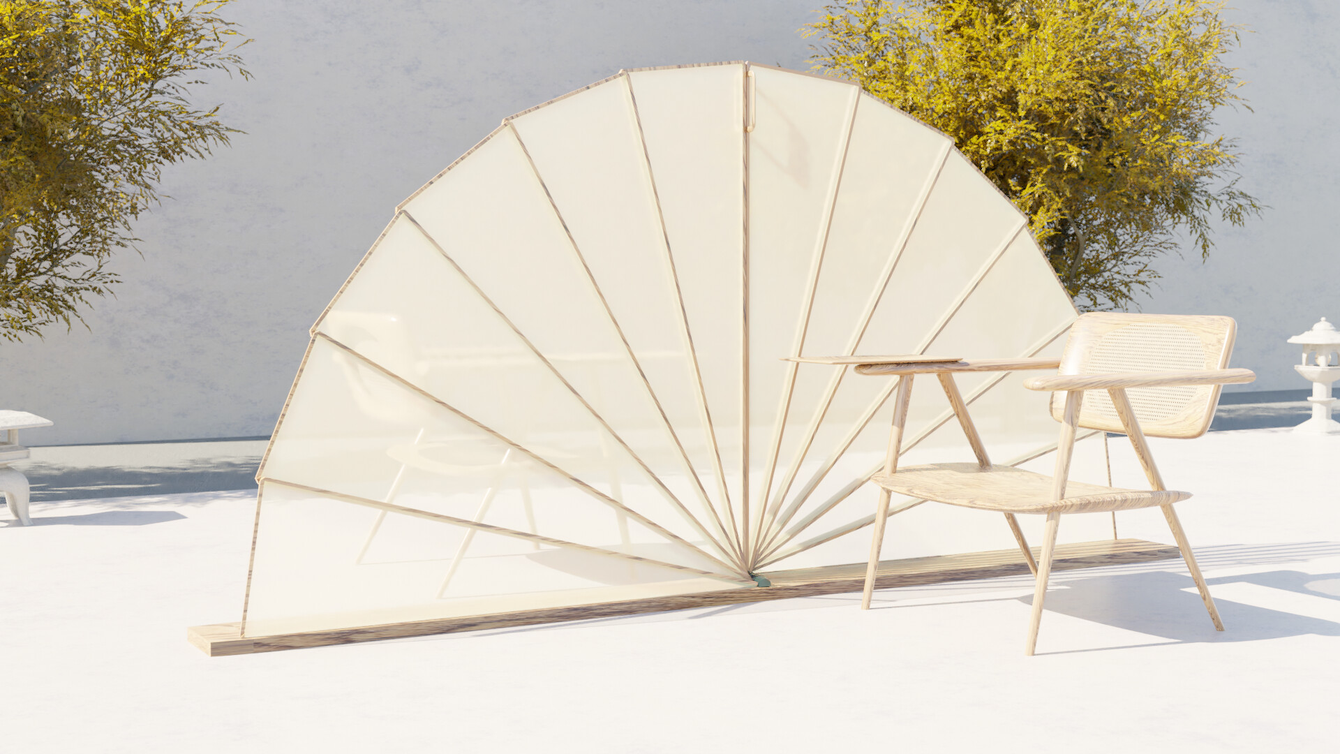 ArtStation - Fan chair