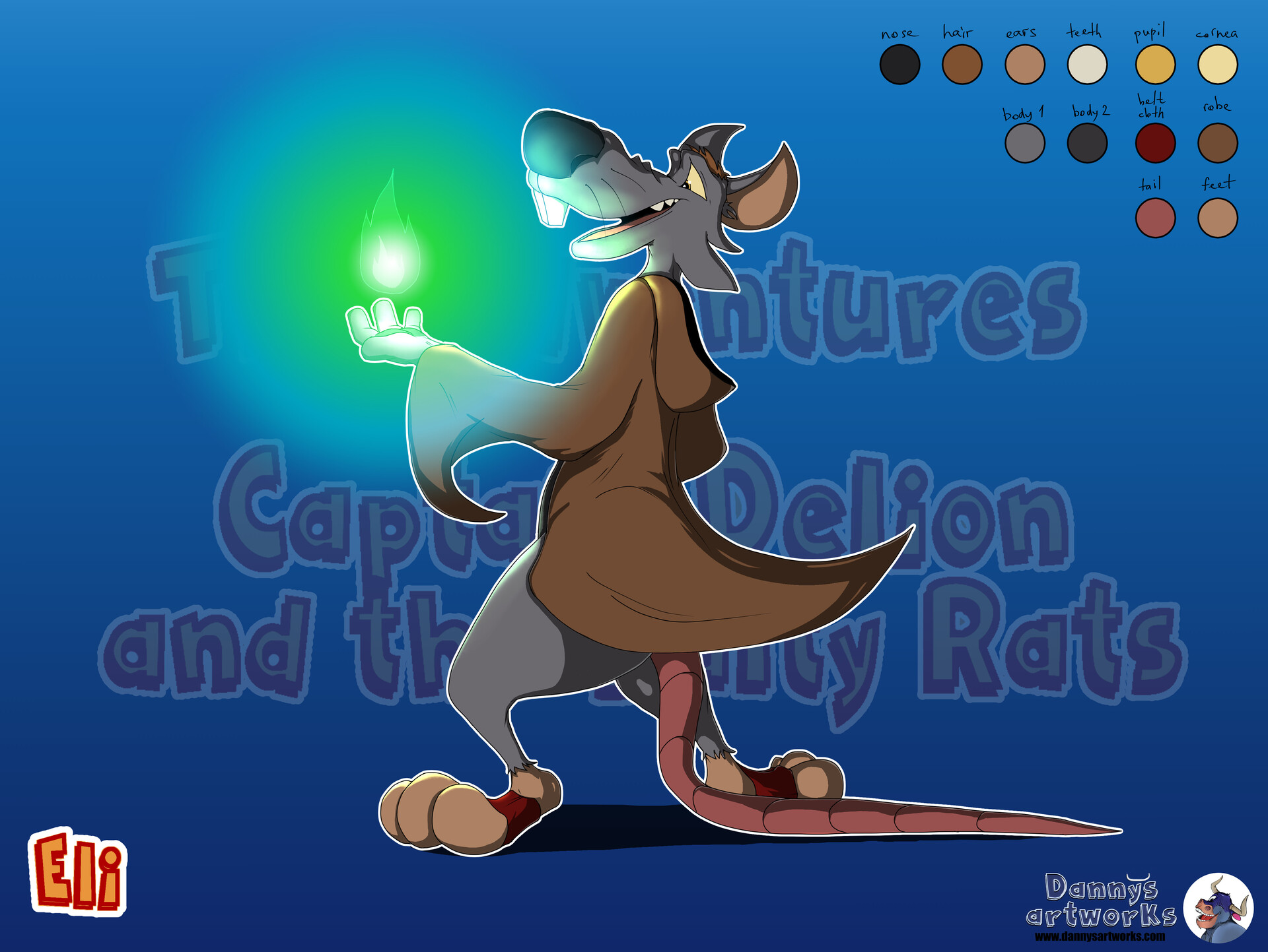 Daniel Byrne - The adventures of Captain Delion and the salty rats project