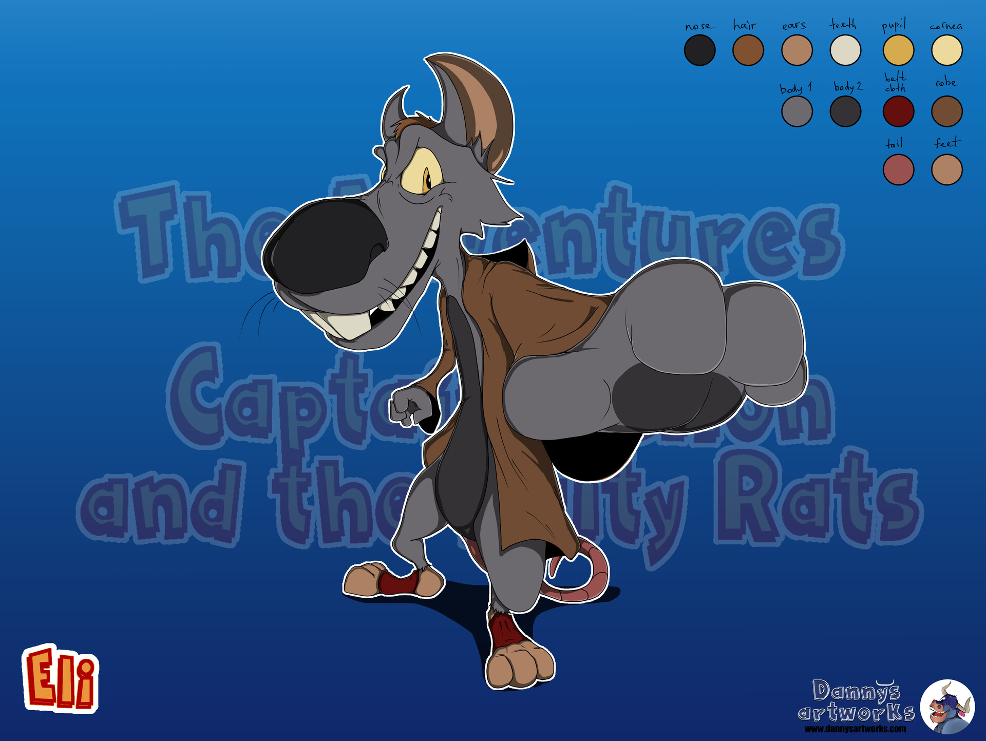 Daniel Byrne - The adventures of Captain Delion and the salty rats project