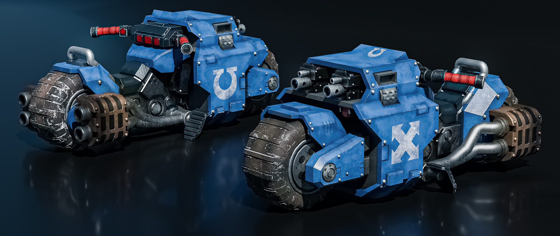 XXDanya: Mikhail 'Daniil' Lykov - Warhammer 40k: Primaris Outrider Bike