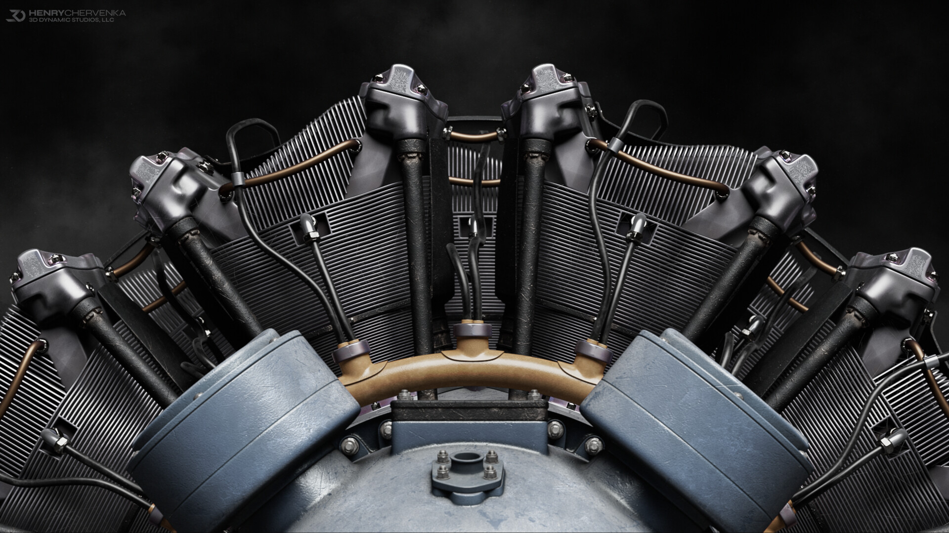 Henry Chervenka - ZBrush Summit Workshop - Modeling A R2800 Radial ...