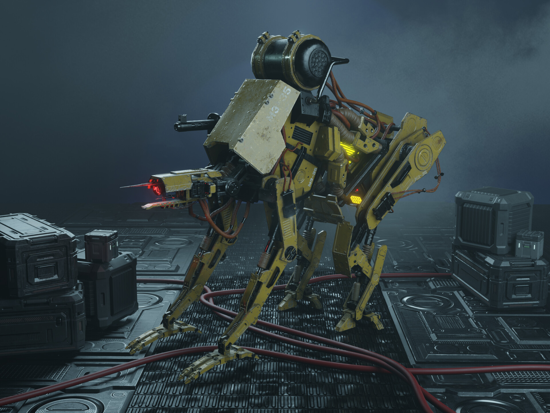 ArtStation - Patrol robot v2