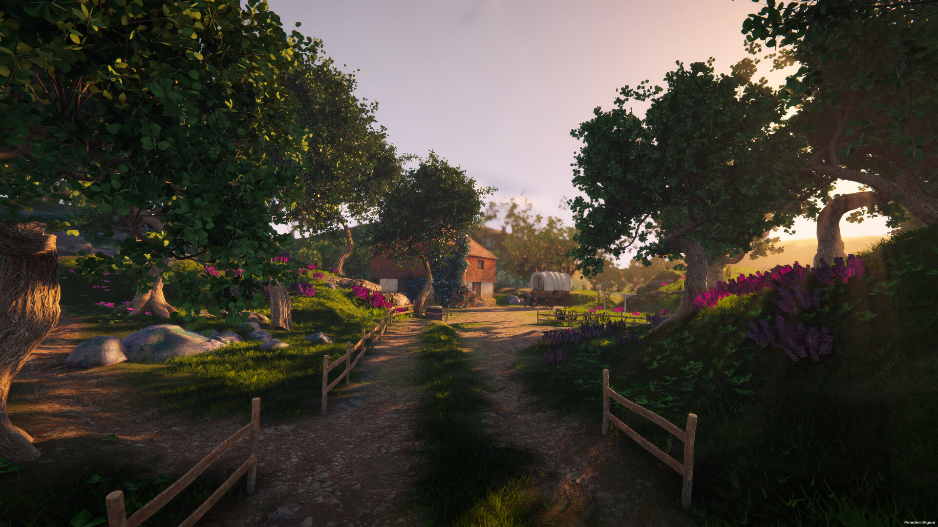 ArtStation - Old country road - Unity HDRP