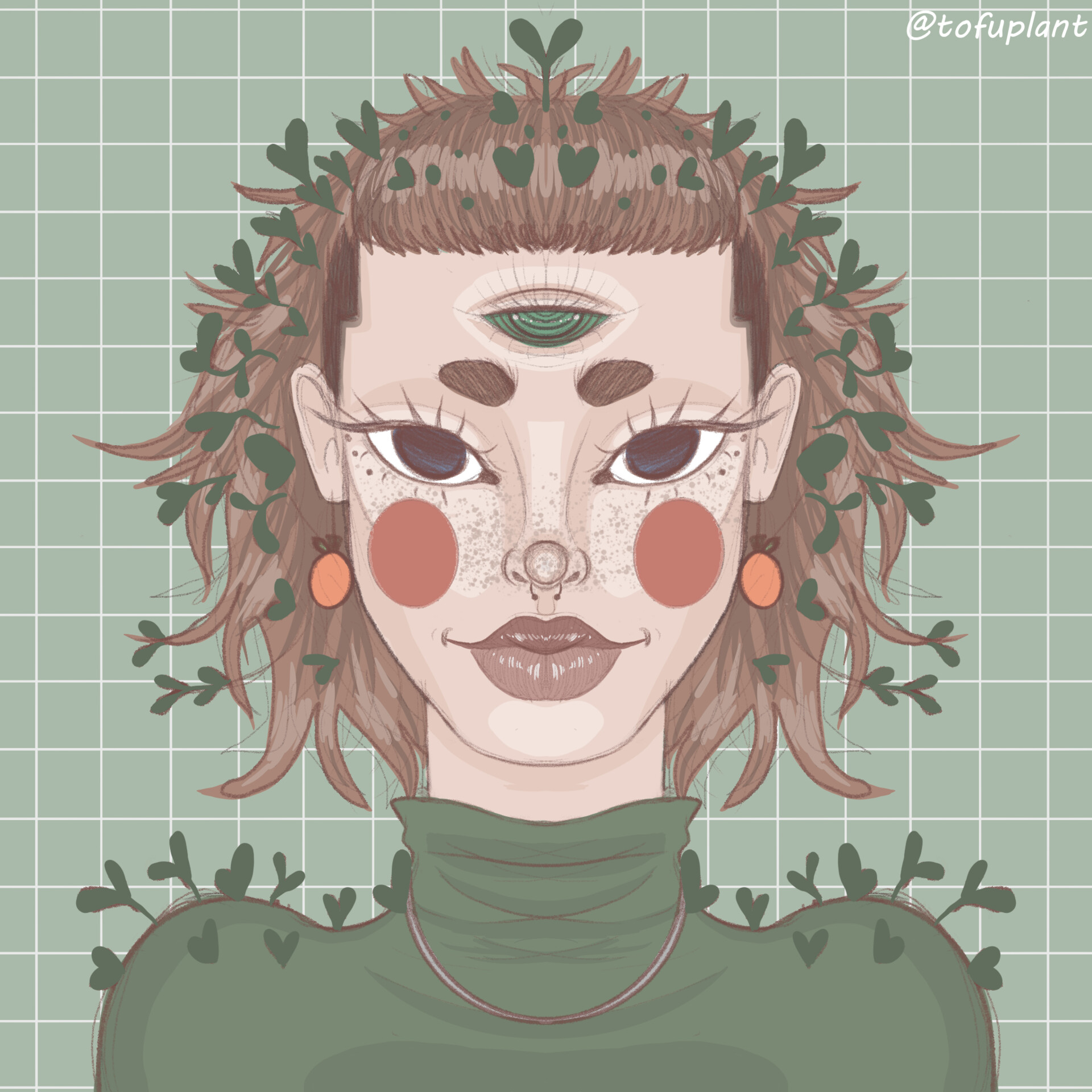 ArtStation - plant girl 🌿