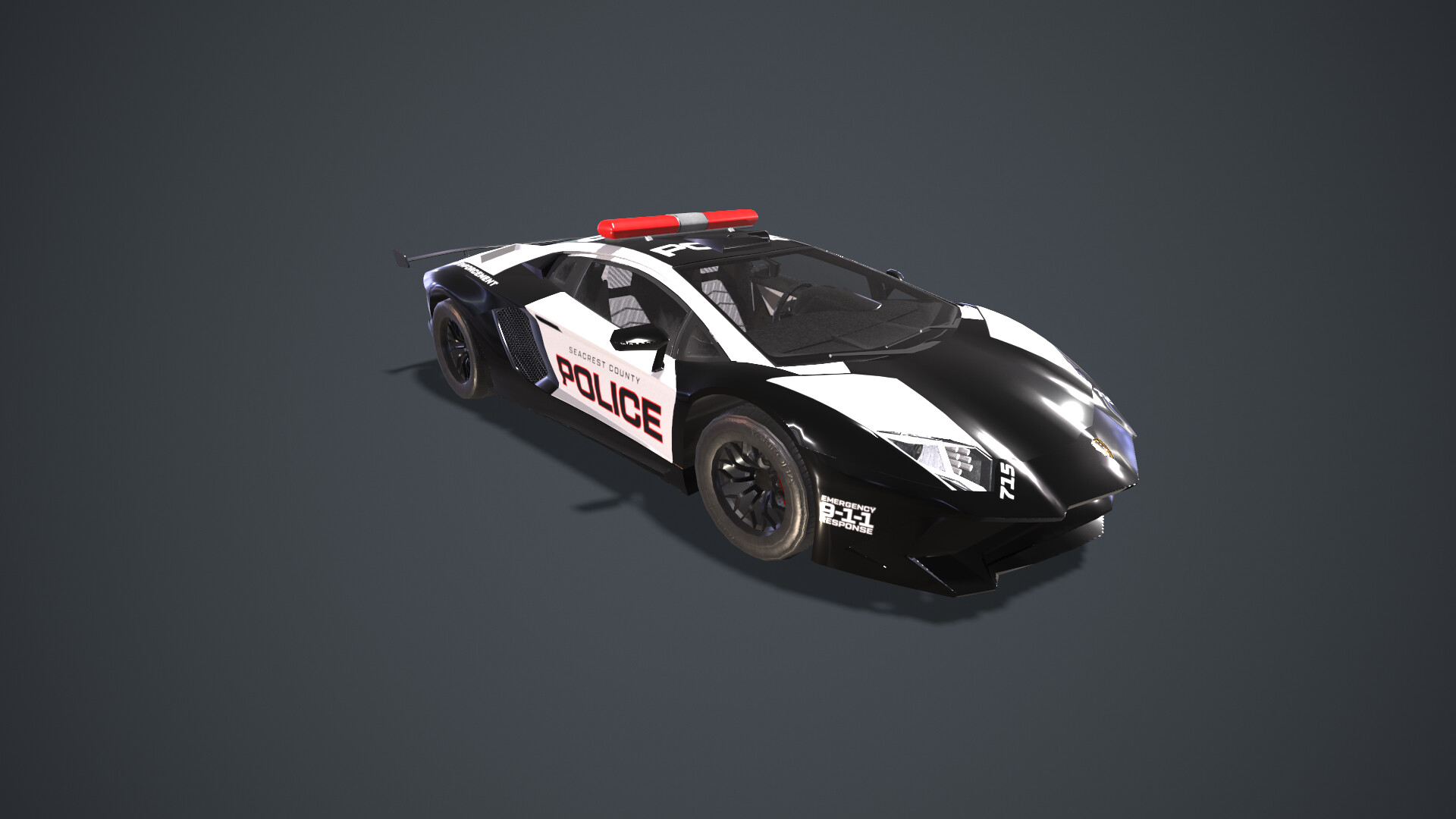 Police Car Lamborghini Aventador