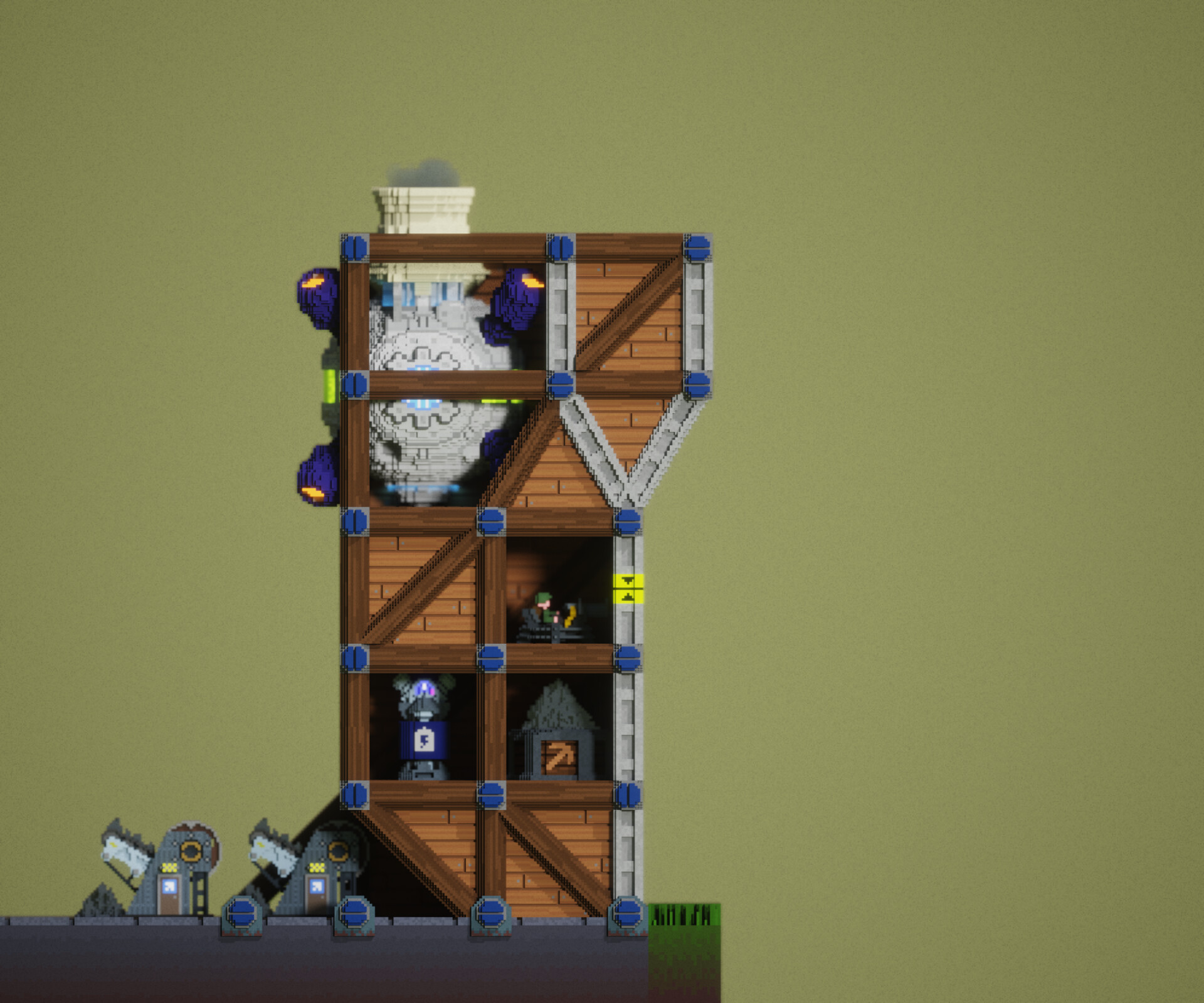 ArtStation - FORT from Vanilla map of Forts game