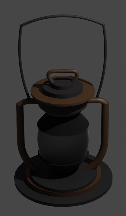 ArtStation - Oil Lamp