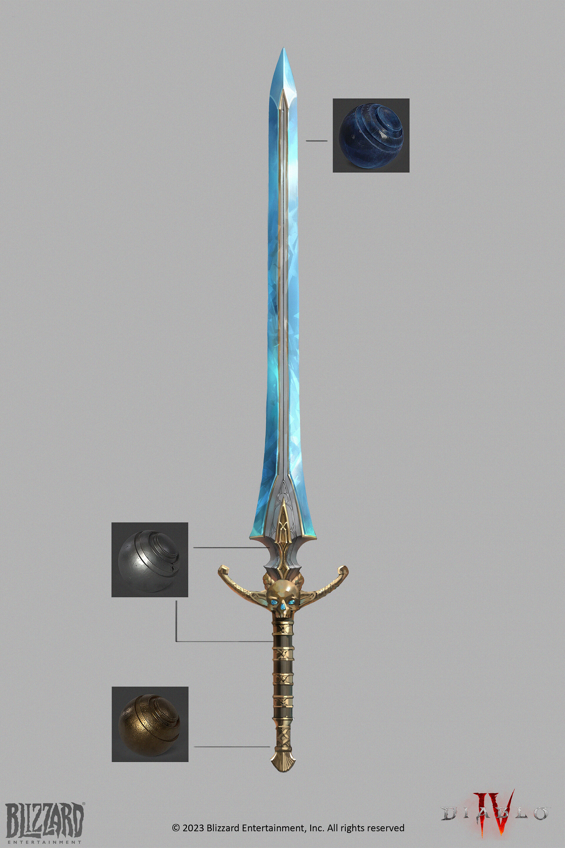 Sora Kim - Diablo 4 Legacy weapon concept art