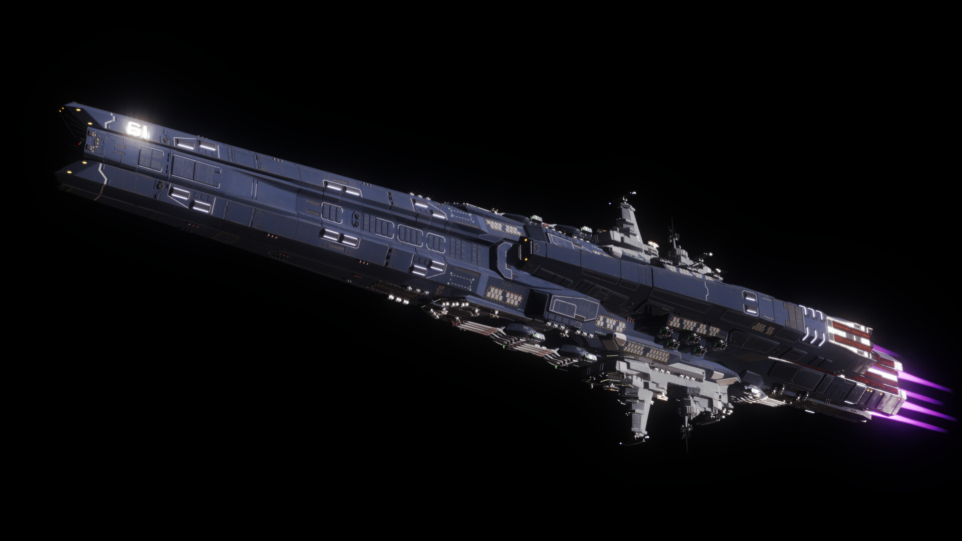 ArtStation - Maquoketa-class Fast Battleship - High Speed, No Drag