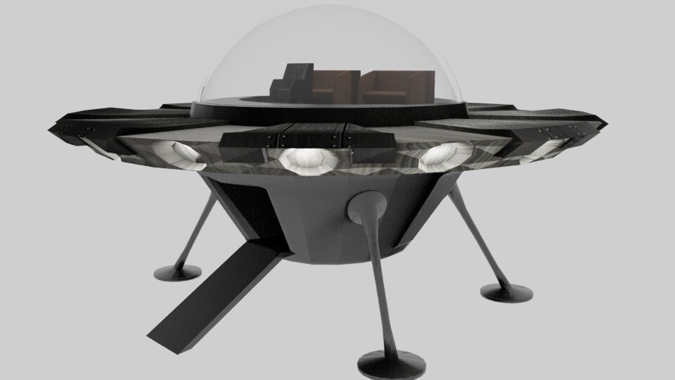 ArtStation - UFO vehicle design