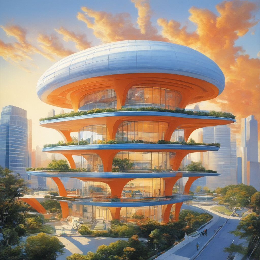 ArtStation - modern beautiful architecture