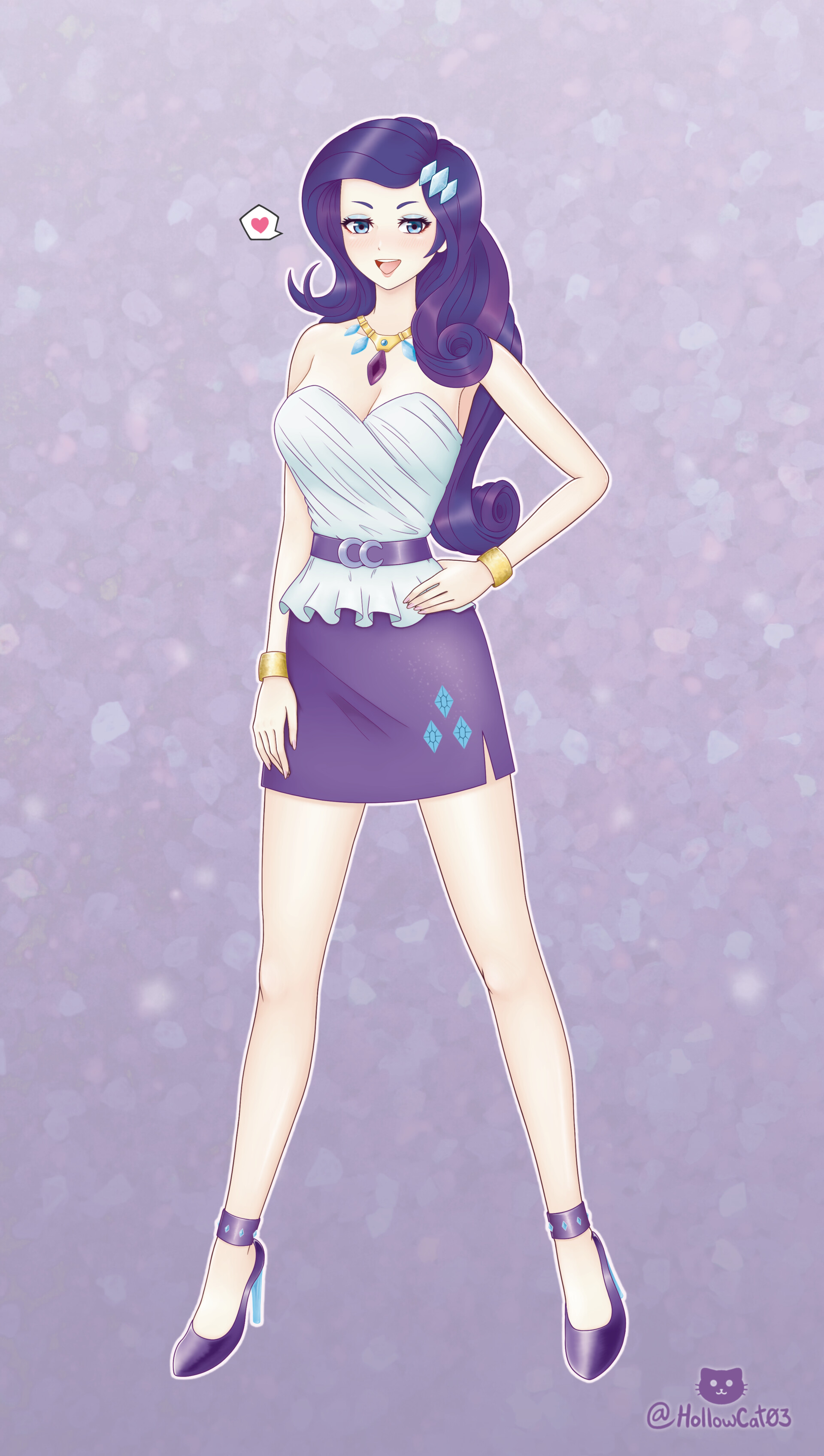 ArtStation - Rarity Equestria Girls