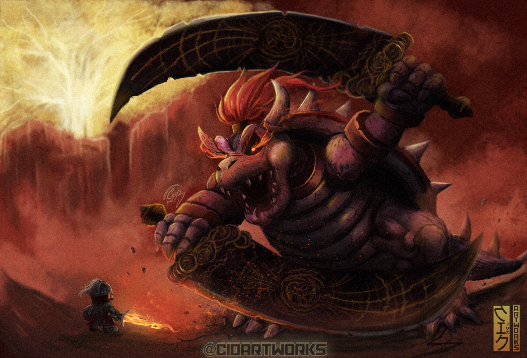 ArtStation - Elden Ring X Super Mario Re-design Illustration Fan Art