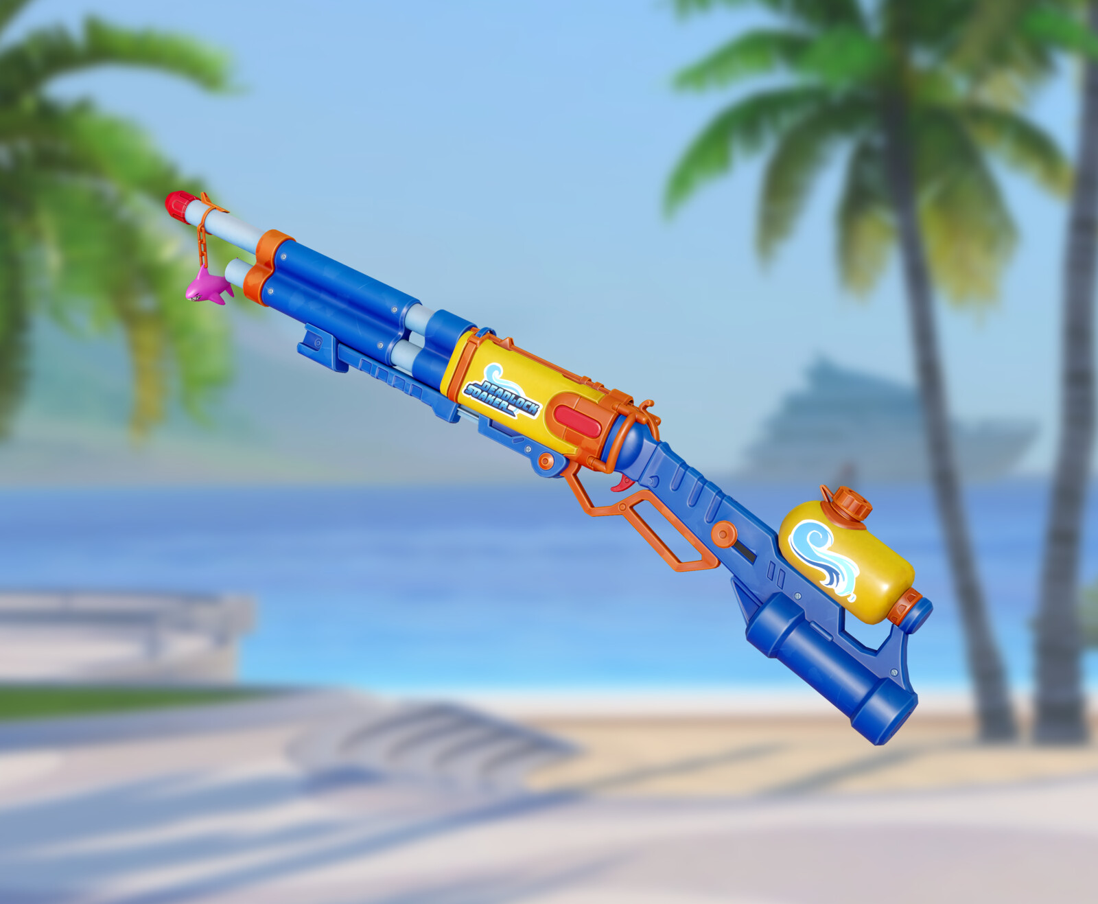 Nikolay Sautin - Ashe poolside rifle Overwatch fanart