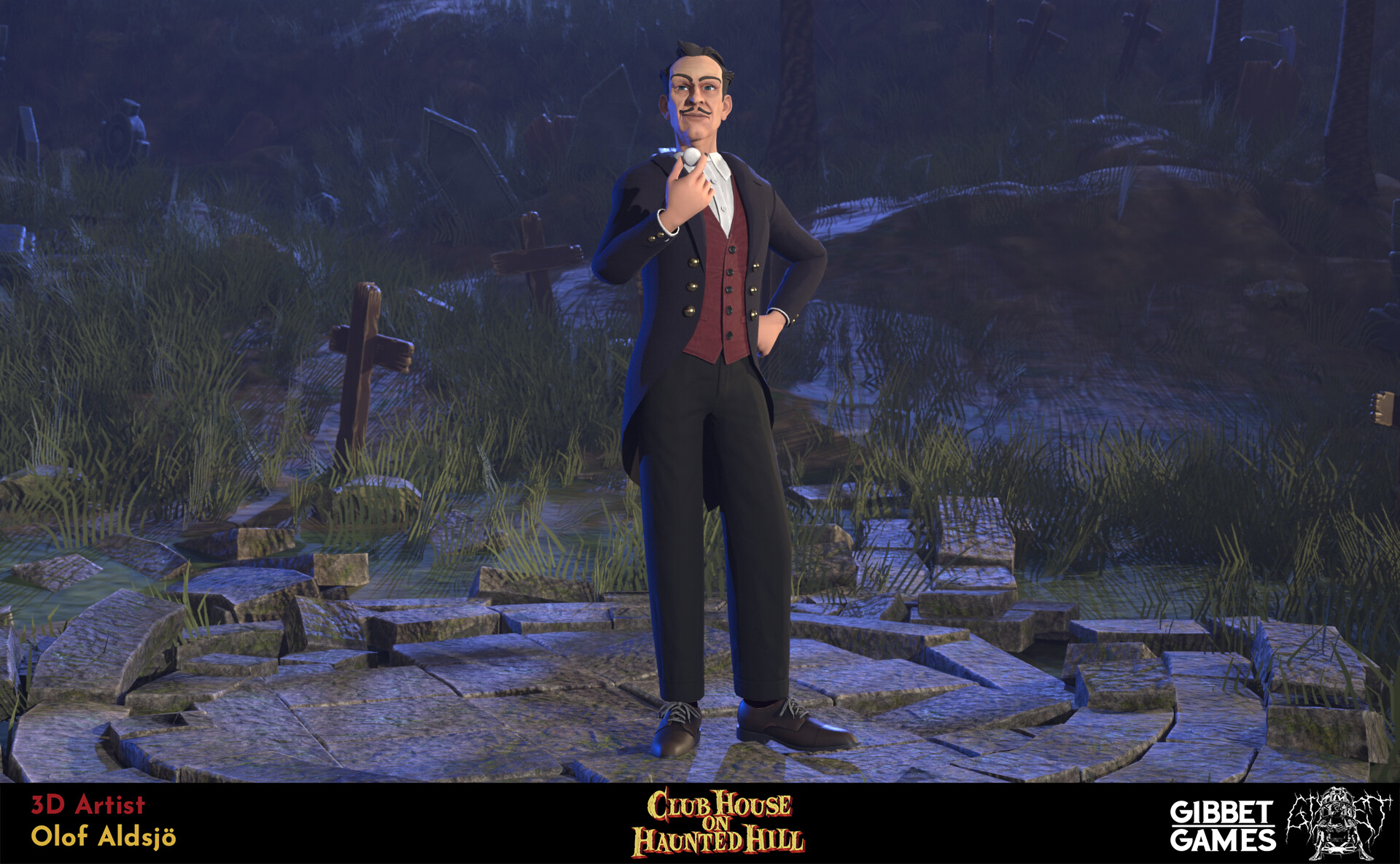 ArtStation - Nicolas Craven - Club House on Haunted Hill