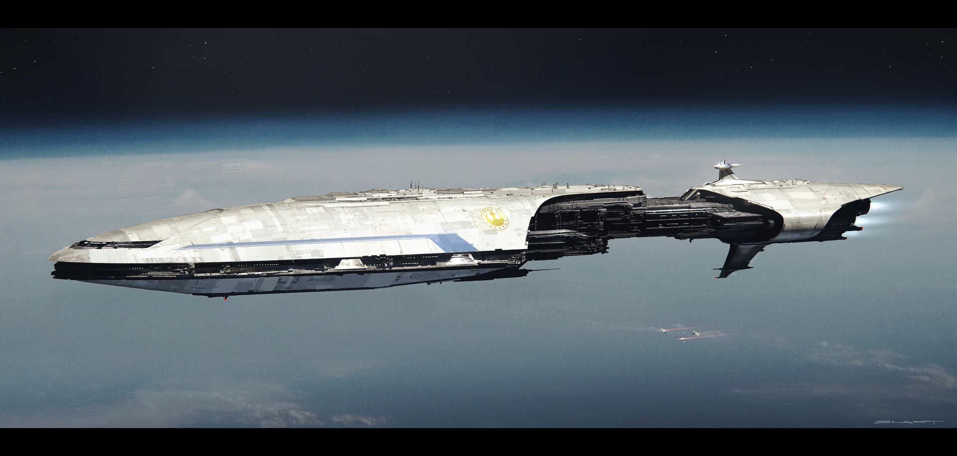 Star Wars: Ahsoka New Republic Cruiser by Benjamin Last : r ...