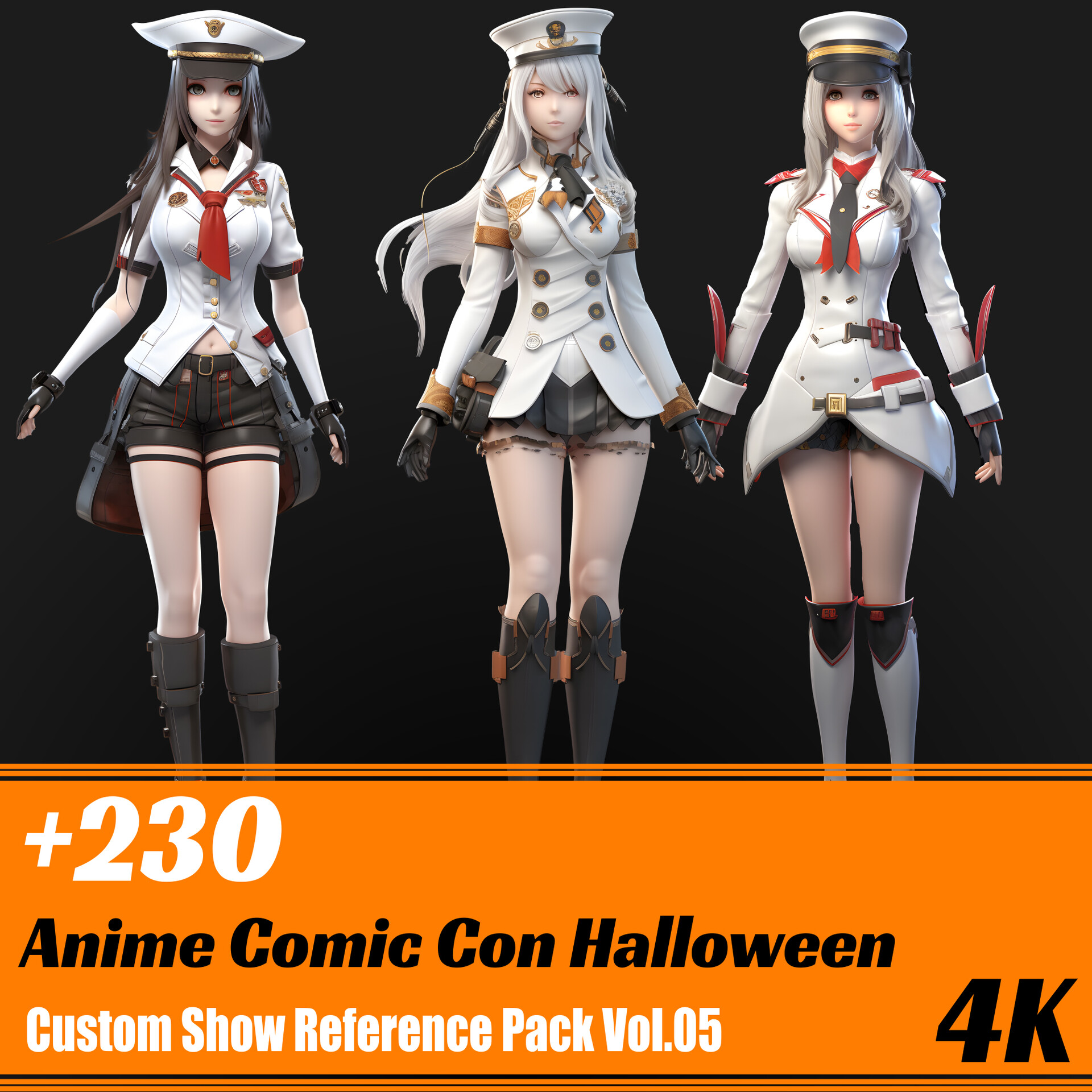 ArtStation - +230 Anime Comic Con Halloween | 4K | Custom Show ...