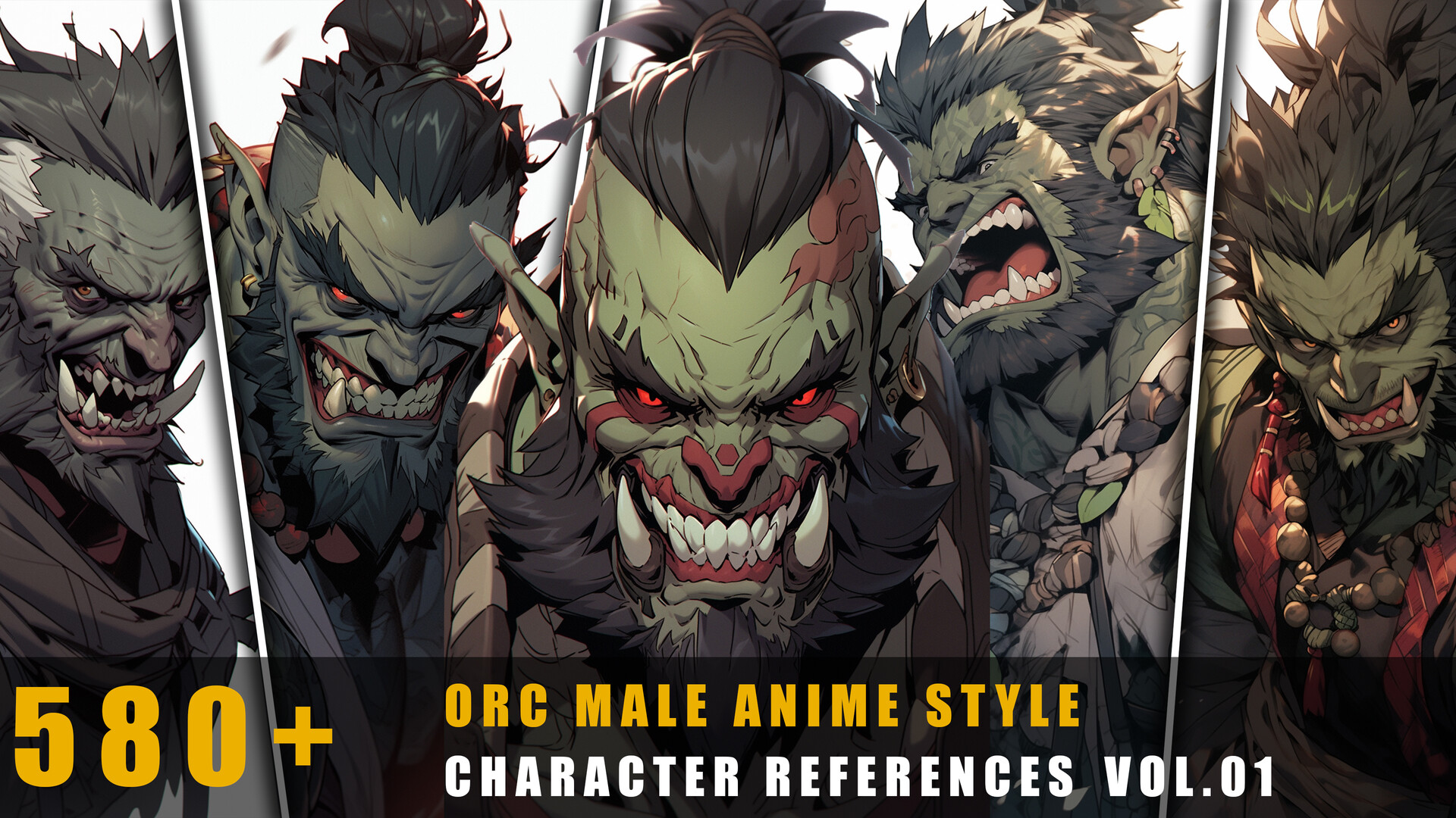 WaterLawOF References - 580+ Orc Male Anime Style - Character ...