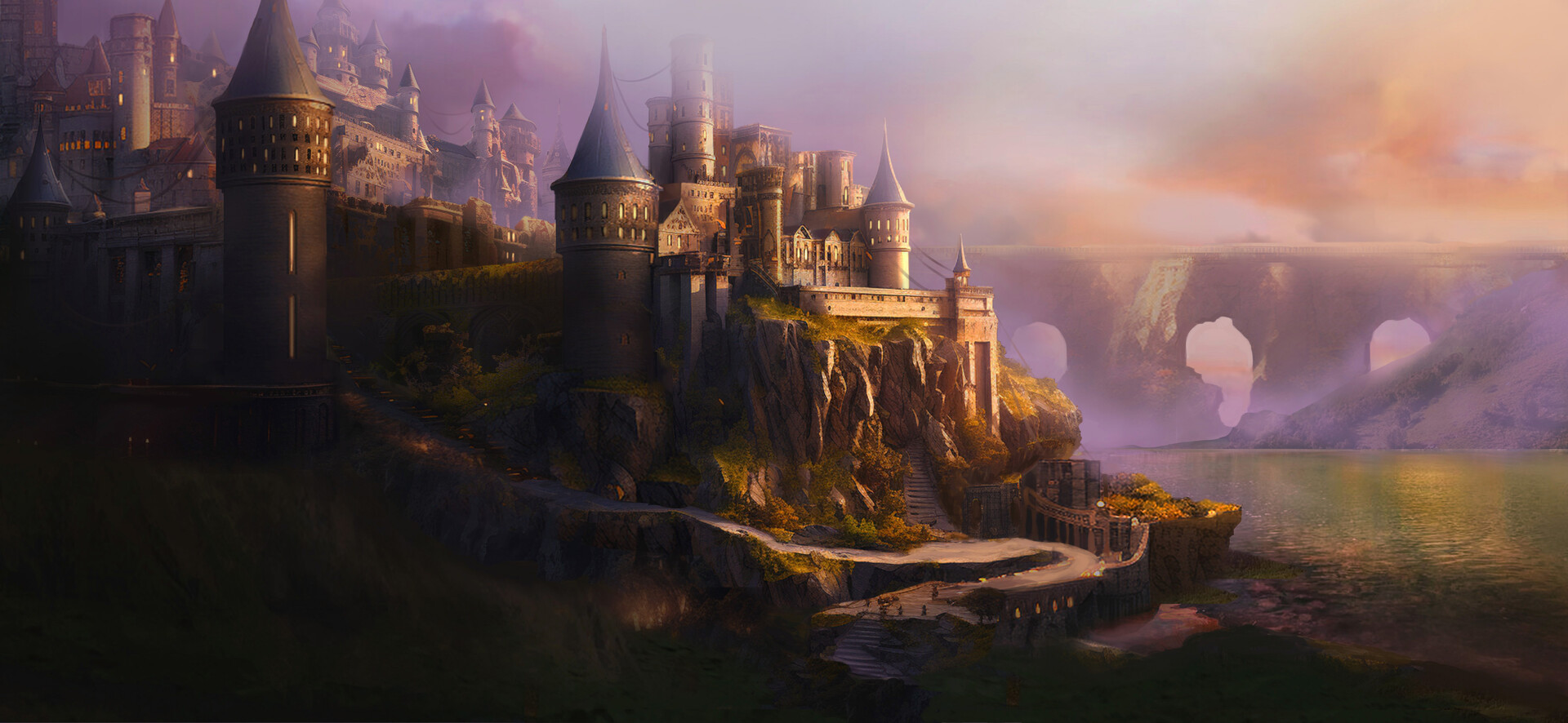 ArtStation - Castle Environment concept art