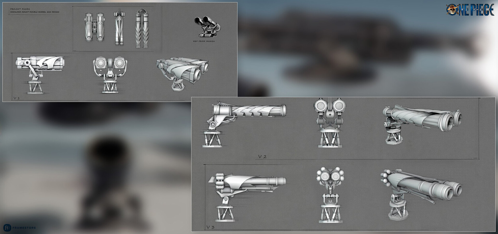 Marco Iozzi - One Piece - Weapon design