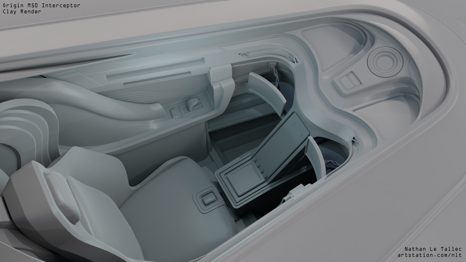 Nathan Le Tallec - Origin M50 Interceptor from Star Citizen [FAN ART ...