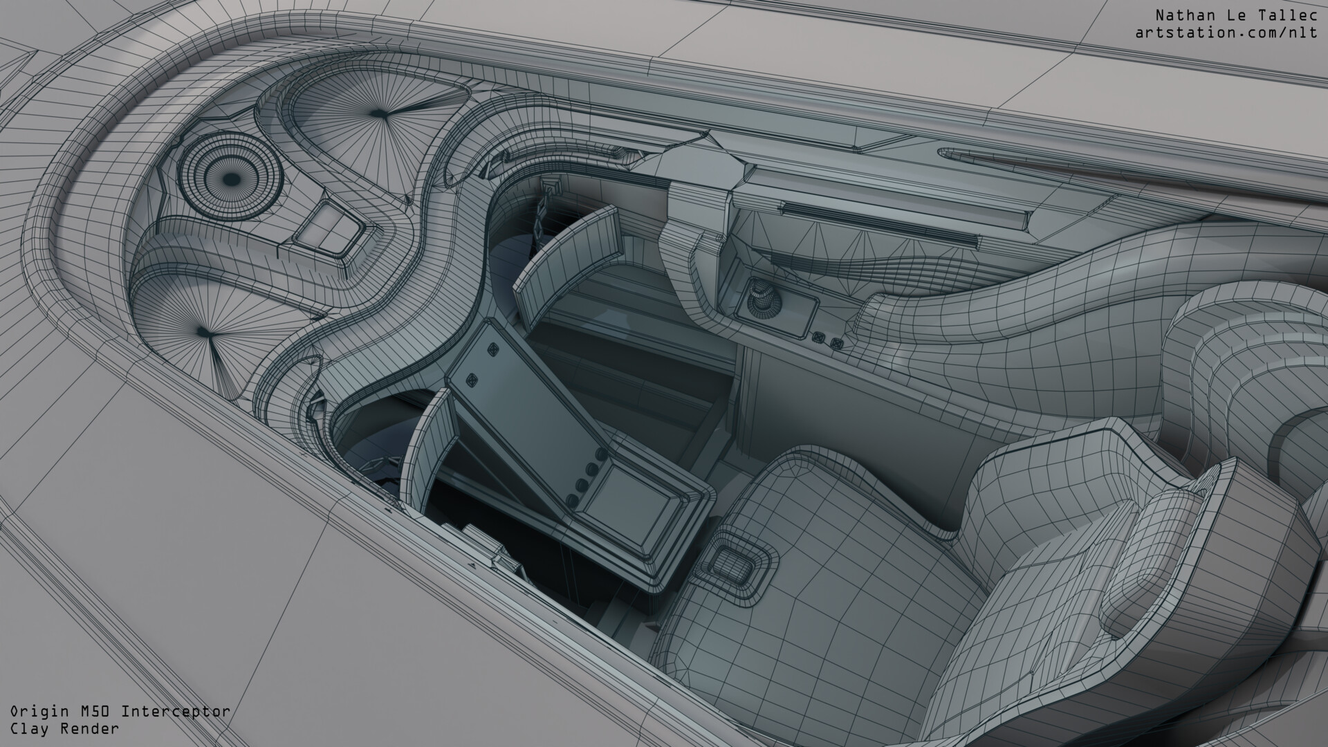 Nathan Le Tallec - Origin M50 Interceptor from Star Citizen [FAN ART ...