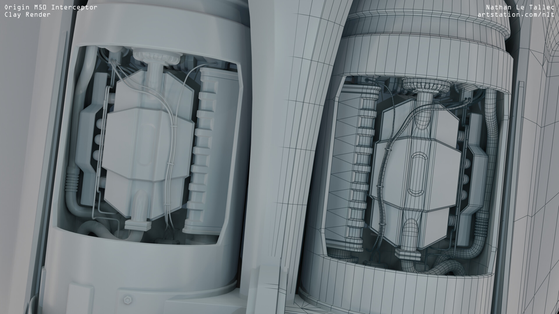 Nathan Le Tallec - Origin M50 Interceptor from Star Citizen [FAN ART ...