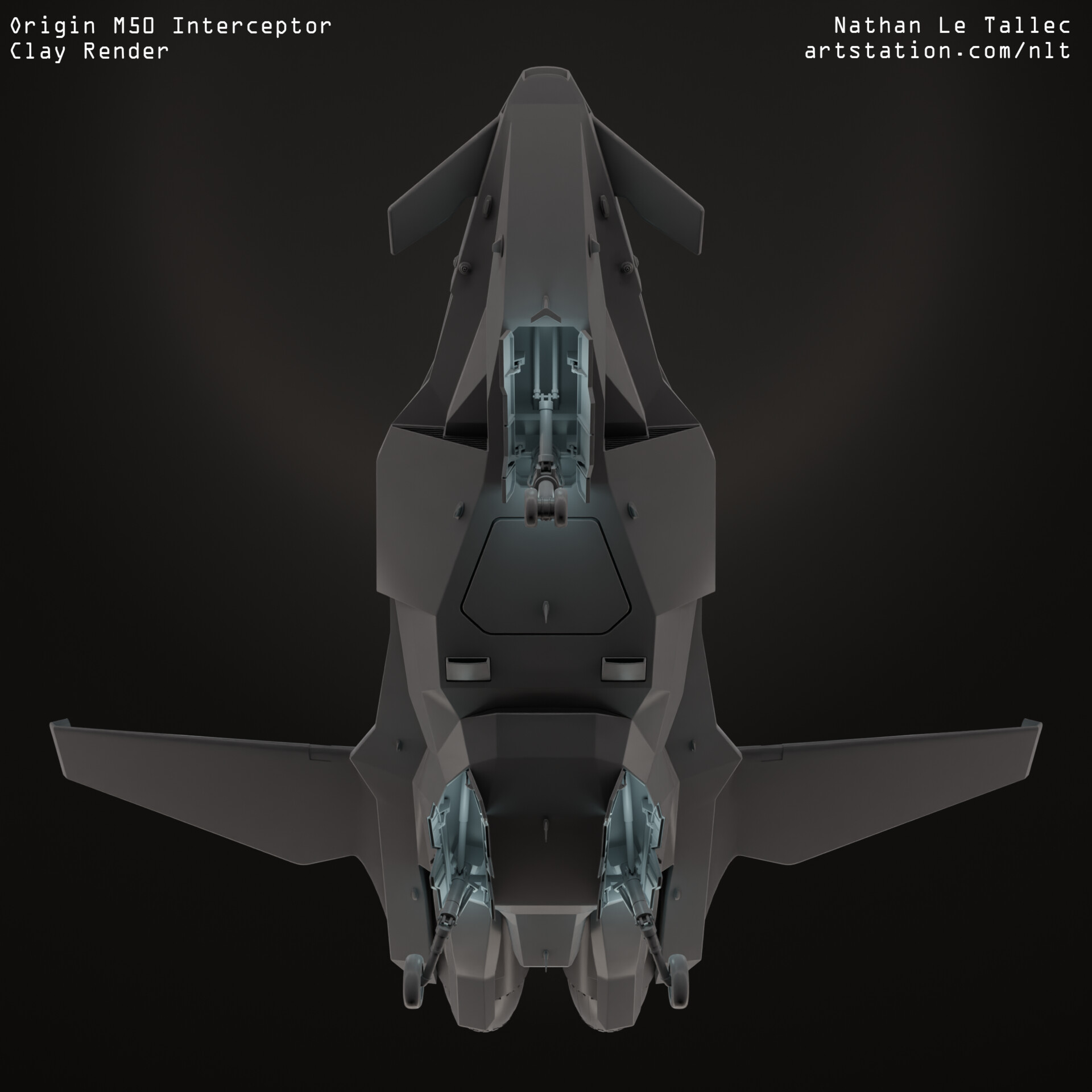 Nathan Le Tallec - Origin M50 Interceptor from Star Citizen [FAN ART ...