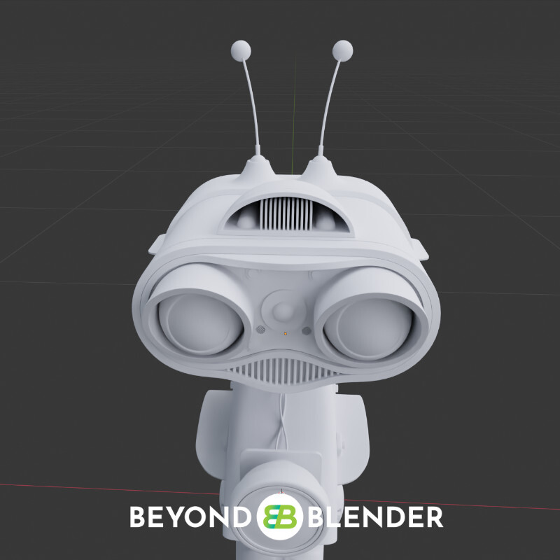 Theo Pantazi - Cute Robot - Blender Tutorial Series