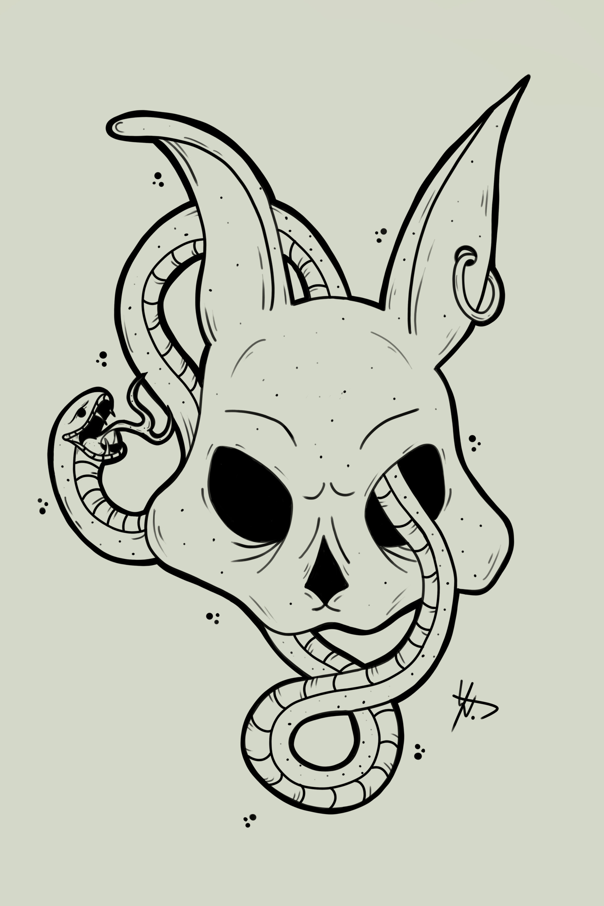 ArtStation - snake bunny